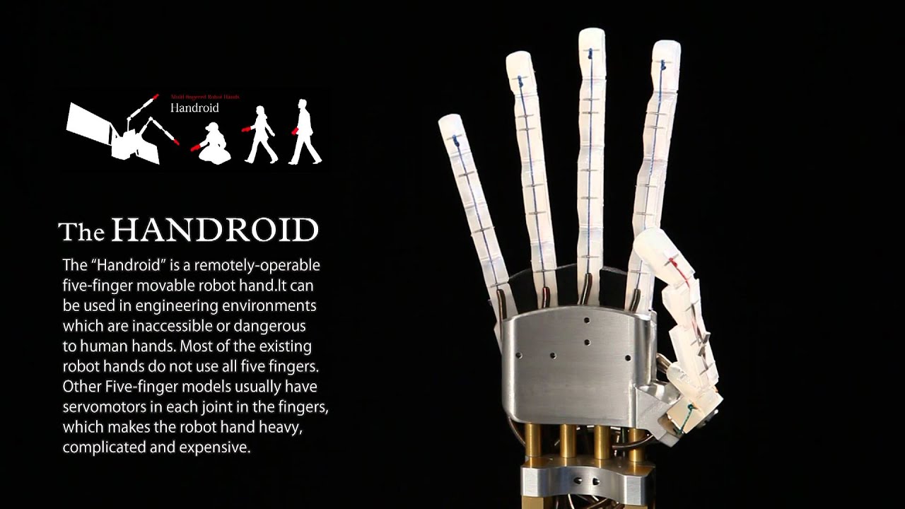 Handroid - avancerad robothand. Ska bli relativt billig när den kommer ...