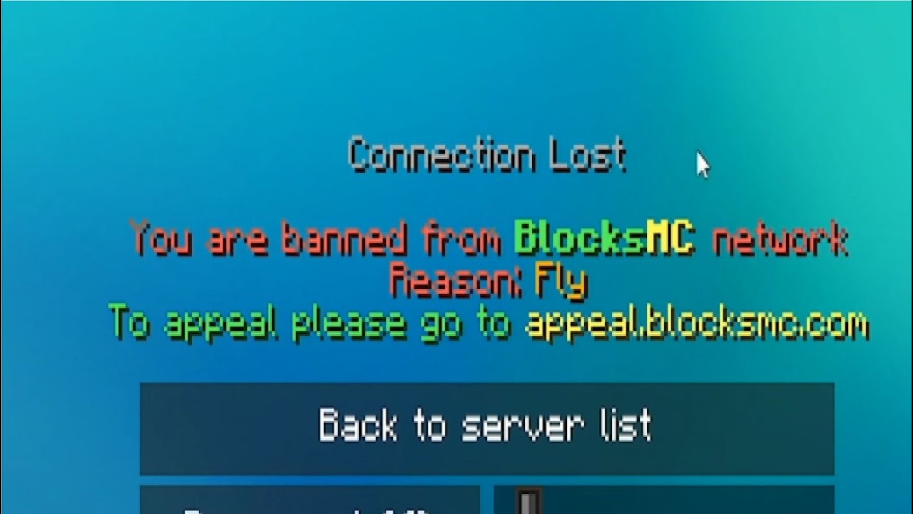 How to get banned in blocksmc under 1 minute! - YouTube