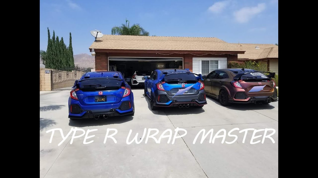 HOW TO WRAP A TYPE R ROOF IN CARBON - YouTube