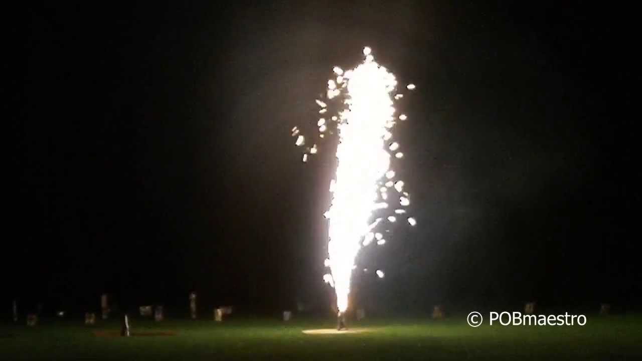 Planet Fireworks Silver Display Fountain - YouTube