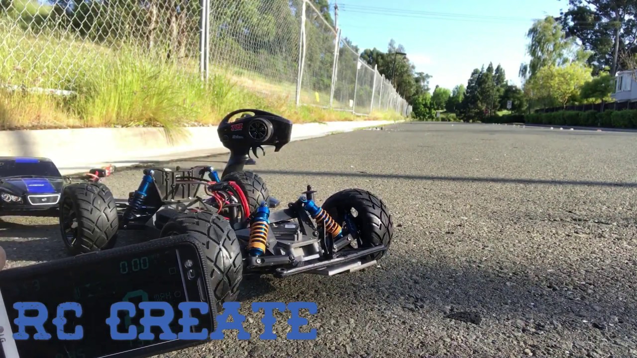 Rustler crashes 57 mph!! - YouTube