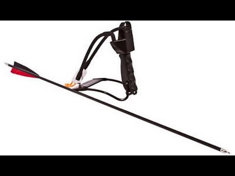 Marksman Pocket Hunter Slingbow Slingshot Review Survival Tool - YouTube