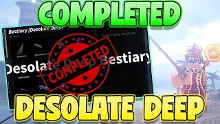 Fastest Way To Complete Desolate Deep Bestiary In Fisch Roblox Fisch ...