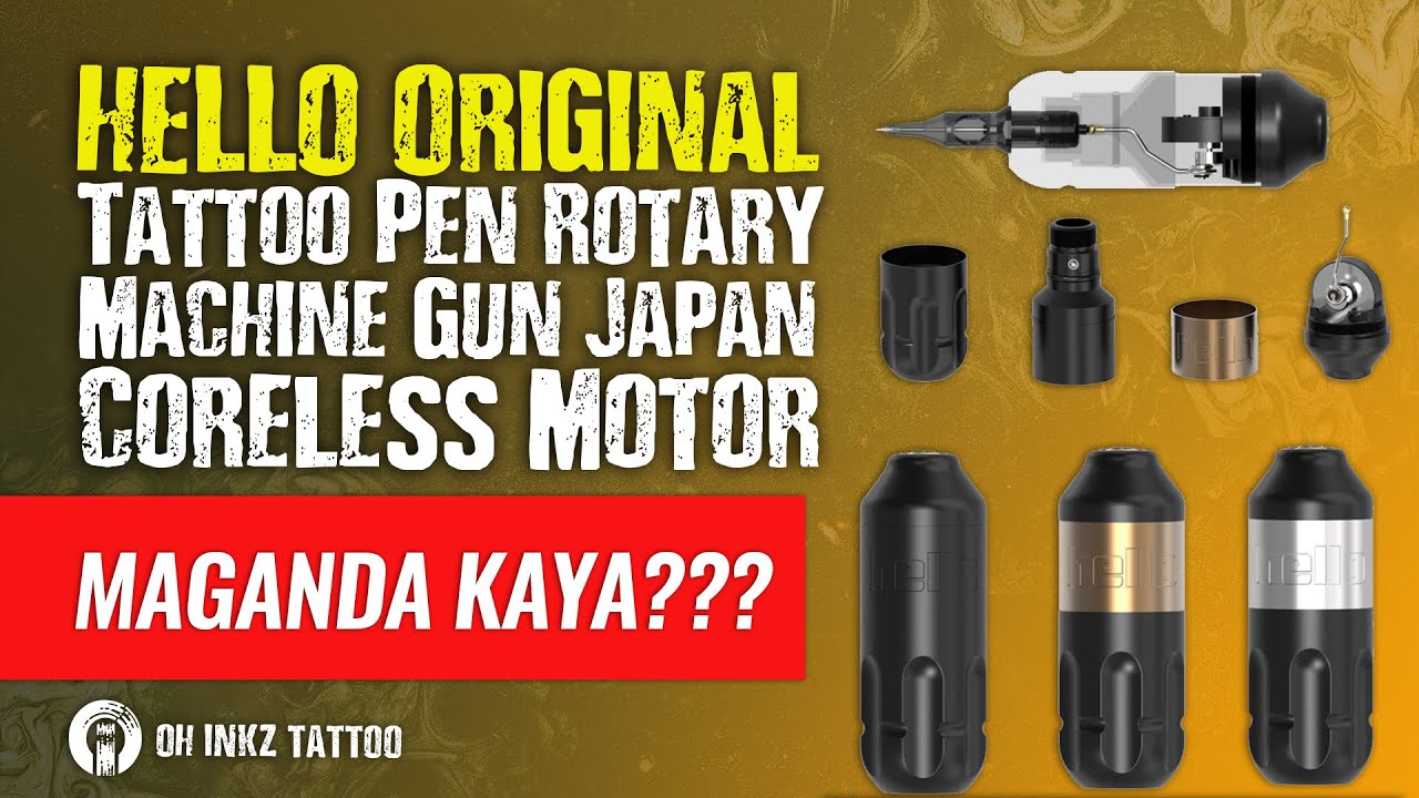 Ambition HELLO mini pentype_Tattoo Review (Tagalog) - YouTube