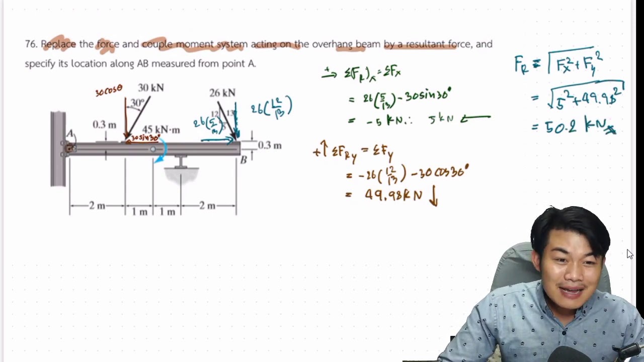 Further Simplification of a Force and Couple System Engineering STATICS ...