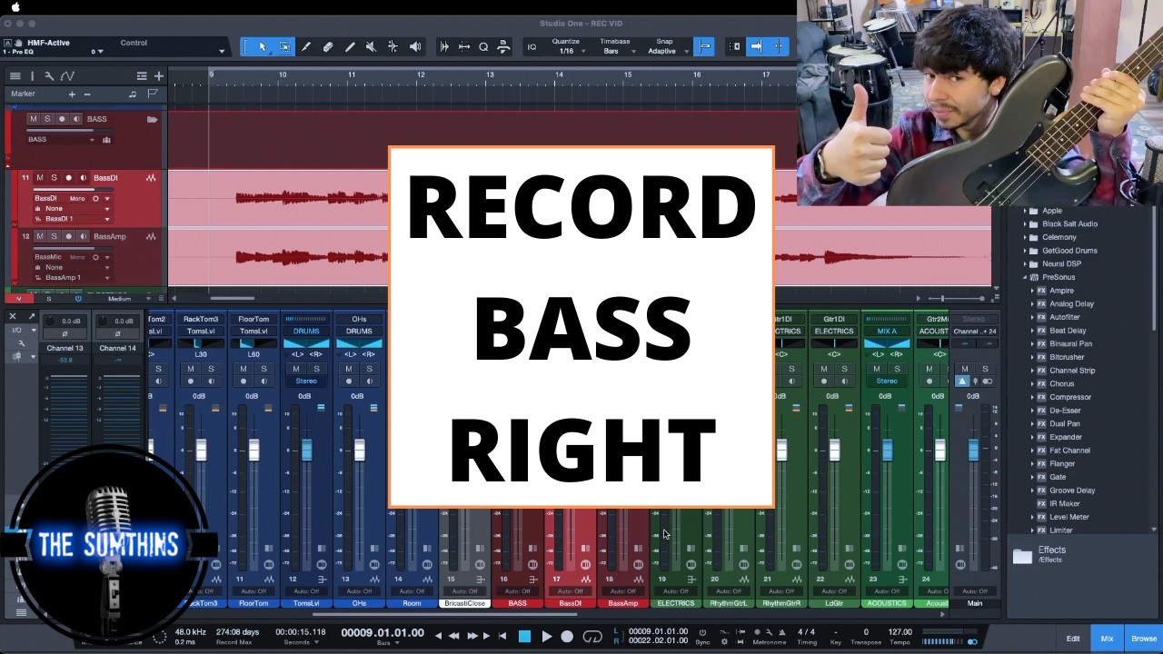 Recording EXCELLENT BASS Right At Home In 3 Simple Steps - YouTube