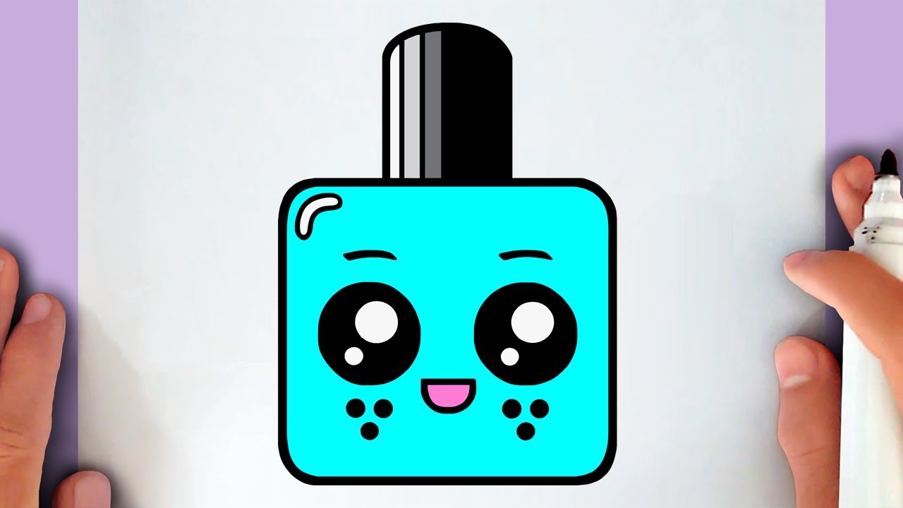 HOW TO DRAW A CUTE PERFUME BOTTLE - YouTube