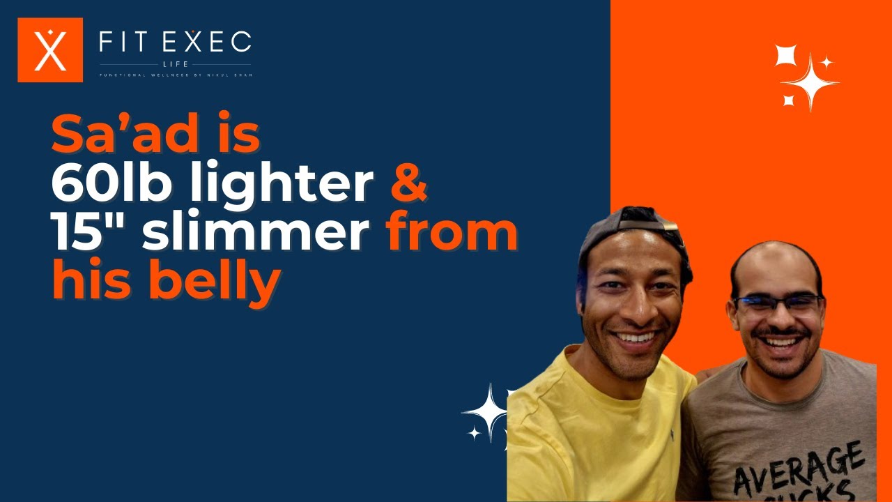 Sa’ad is 60lb lighter & 15" slimmer from his belly - YouTube