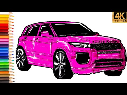 RANGE ROVER ARABA RESMİ ÇİZİMİ 🚙 JİP - ARABA NASIL ÇİZİLİR KOLAY 😍 RESİM ÇİZME 🌈 KOLAY ÇİZİMLER