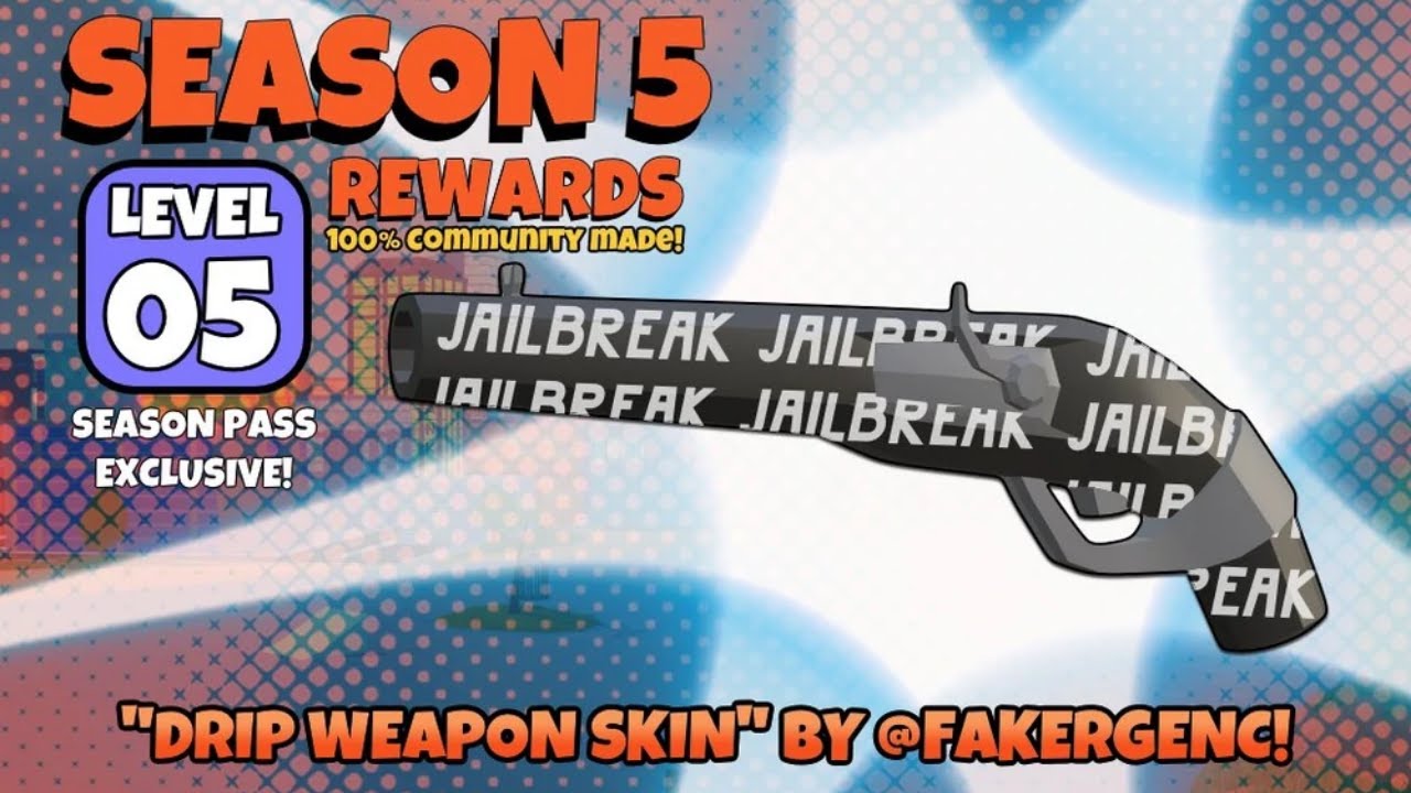 Roblox Jailbreak - All guns with the Drip Weapon Skin (without ...