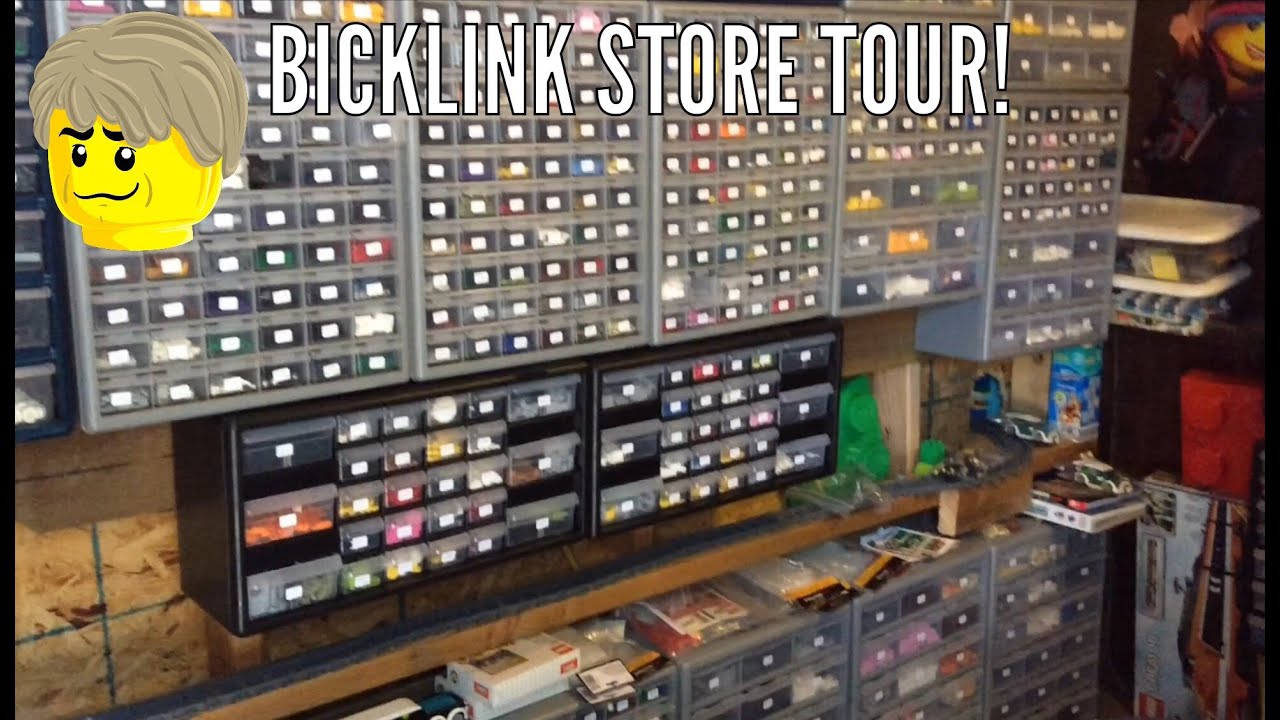 Lego Room / BrickLink Store Tour! Man Cave! - YouTube