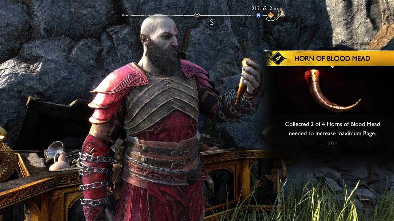 God Of War Ragnarok Horn of Blood Mead Nornir Chest The Forge ...