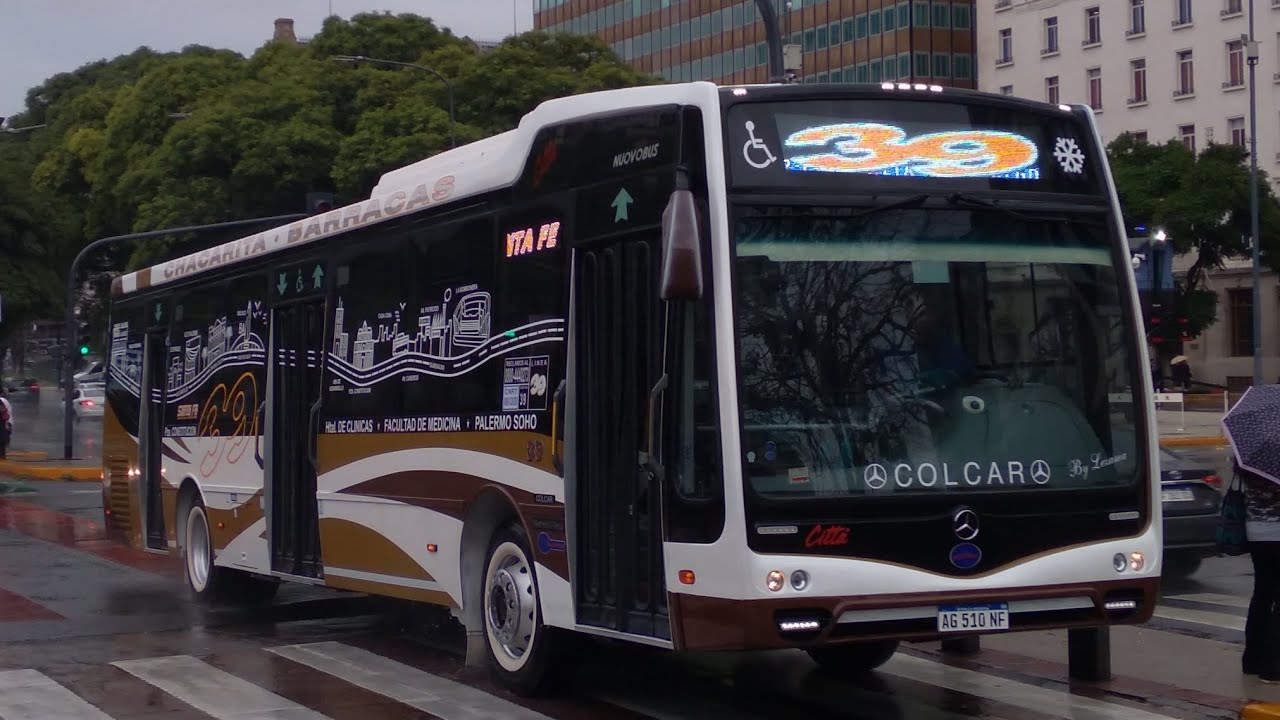 Línea 39 nuevo interno 39 Nuovobus Citta O500U con aire acondicionado ...
