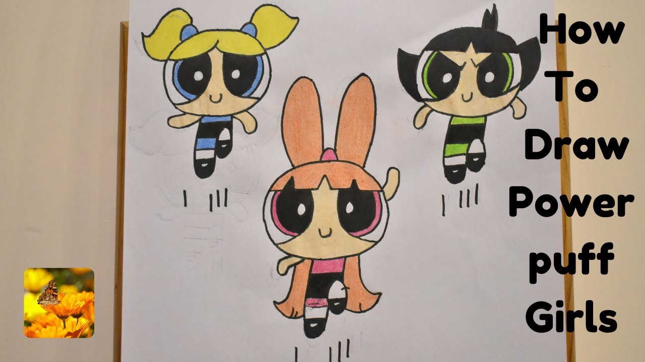 How To Draw Powerpuff Girls || Easy Step by Step || The Powerpuff Girls ...
