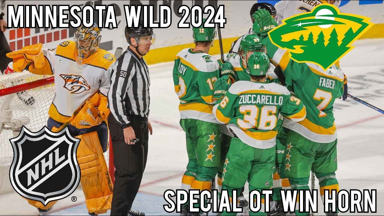 Minnesota Wild 2024 Special OT Win Horn - YouTube