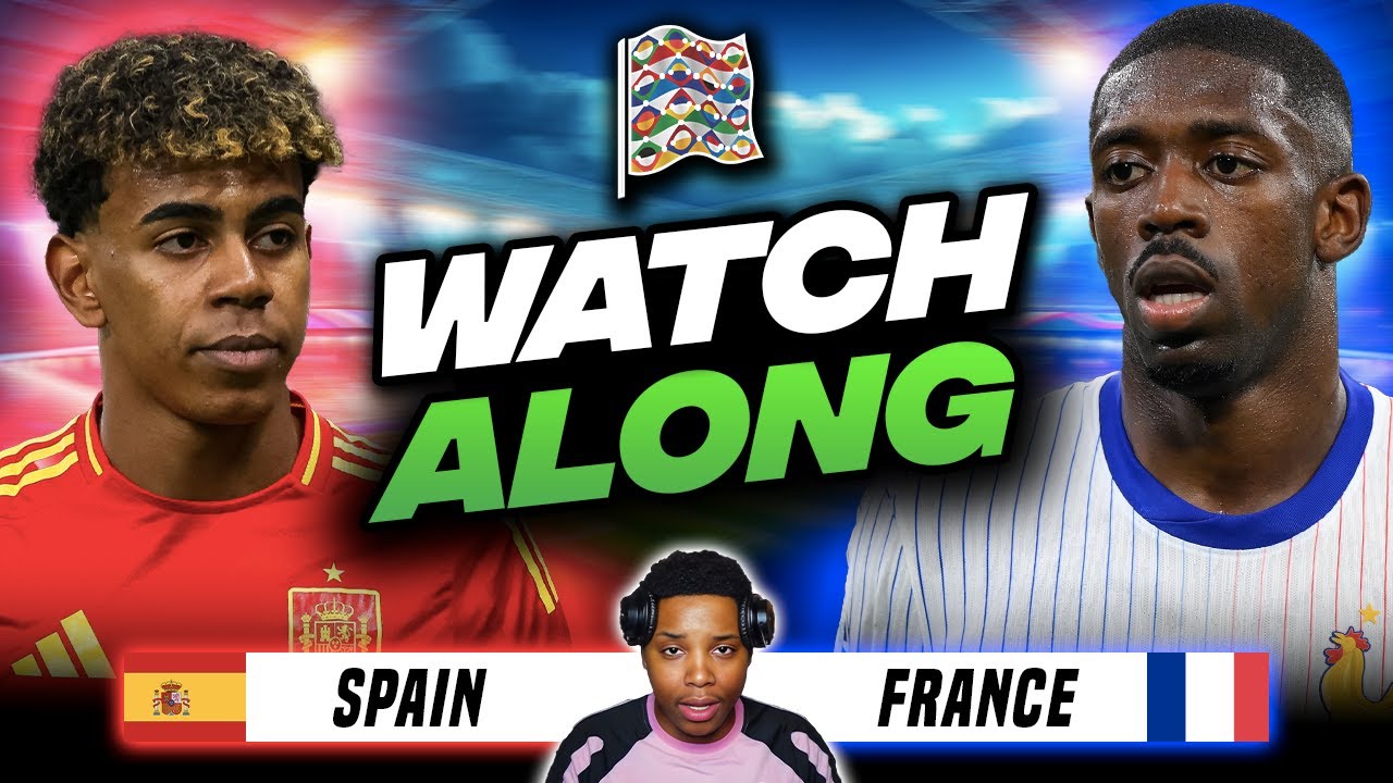 Spain vs Francel | LIVE UEFA Nations League Watch Along | Highlights ...