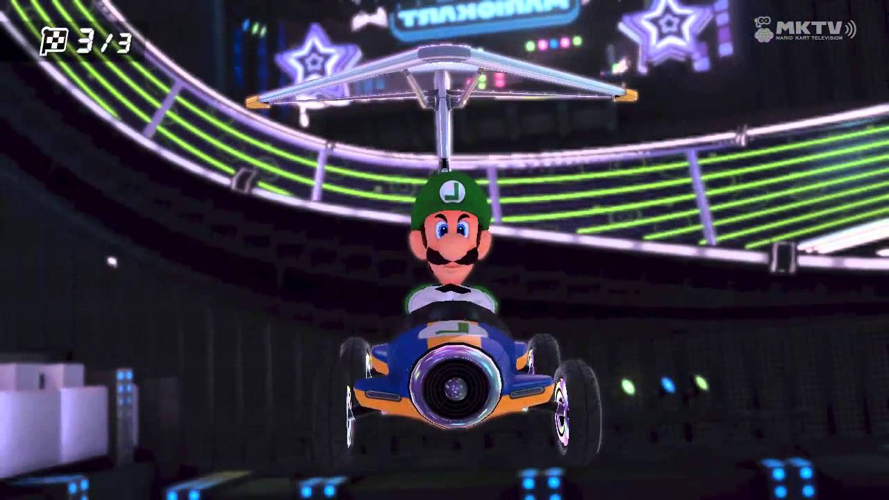 Wii U - Mario Kart 8 - Electrodrome - YouTube