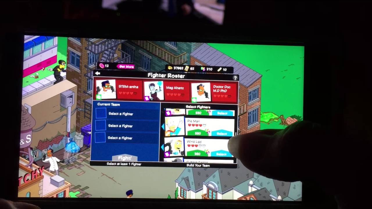 TSTO The Simpsons Tapped Out How to Play Super Hero Event Battles - YouTube