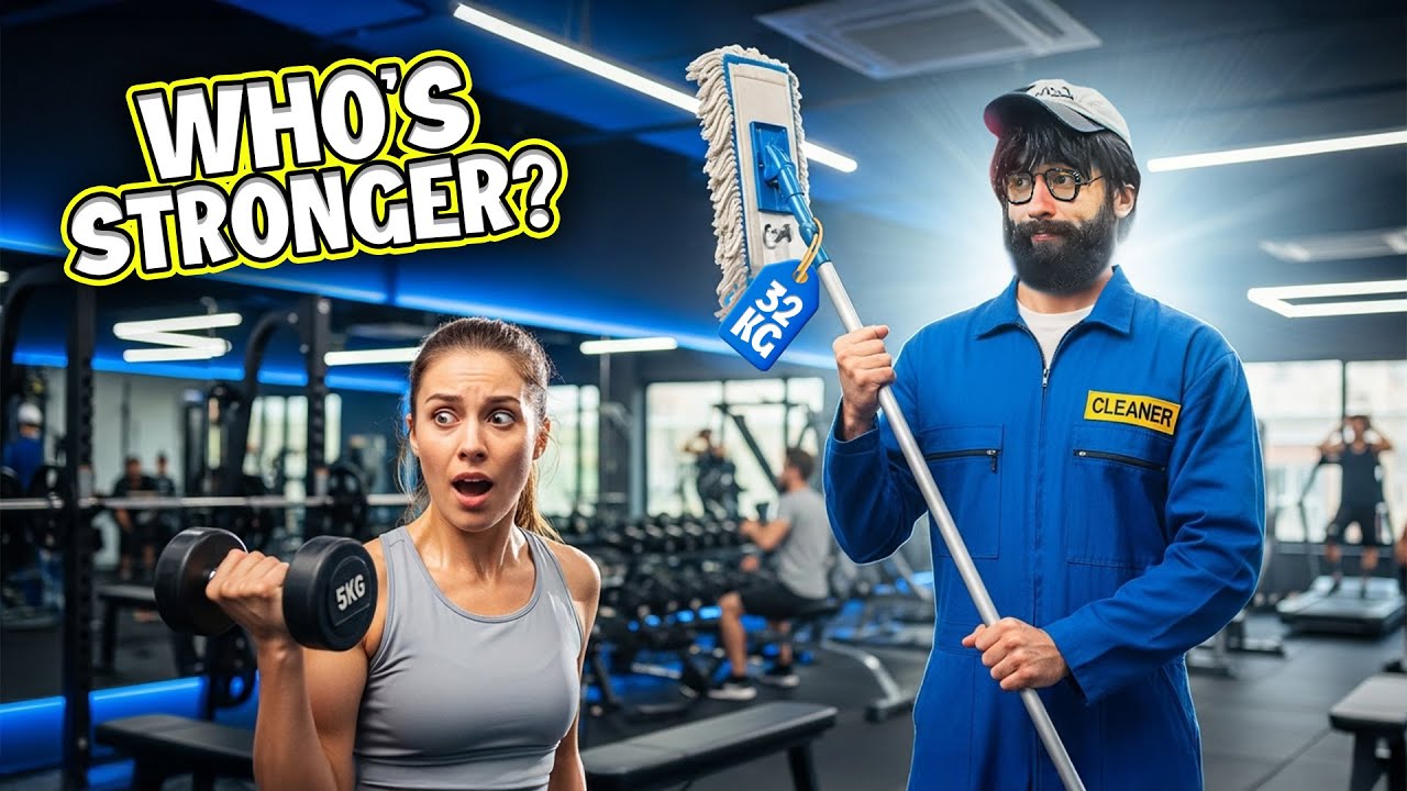 Cleaner ANATOLY Shocks GIRLS in a GYM Anatoly GYM PRANK #7 - YouTube