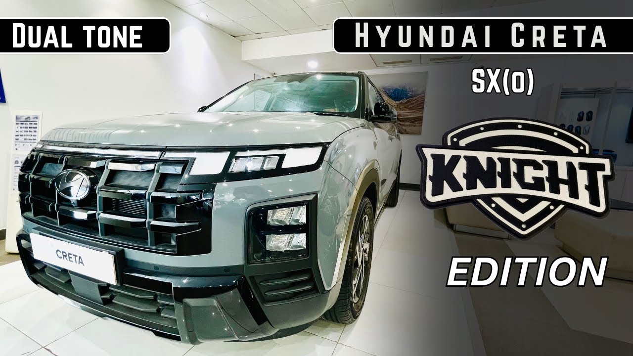 Hyundai Creta Knight Edition 🖤🩶|| full review || doal Tone - YouTube