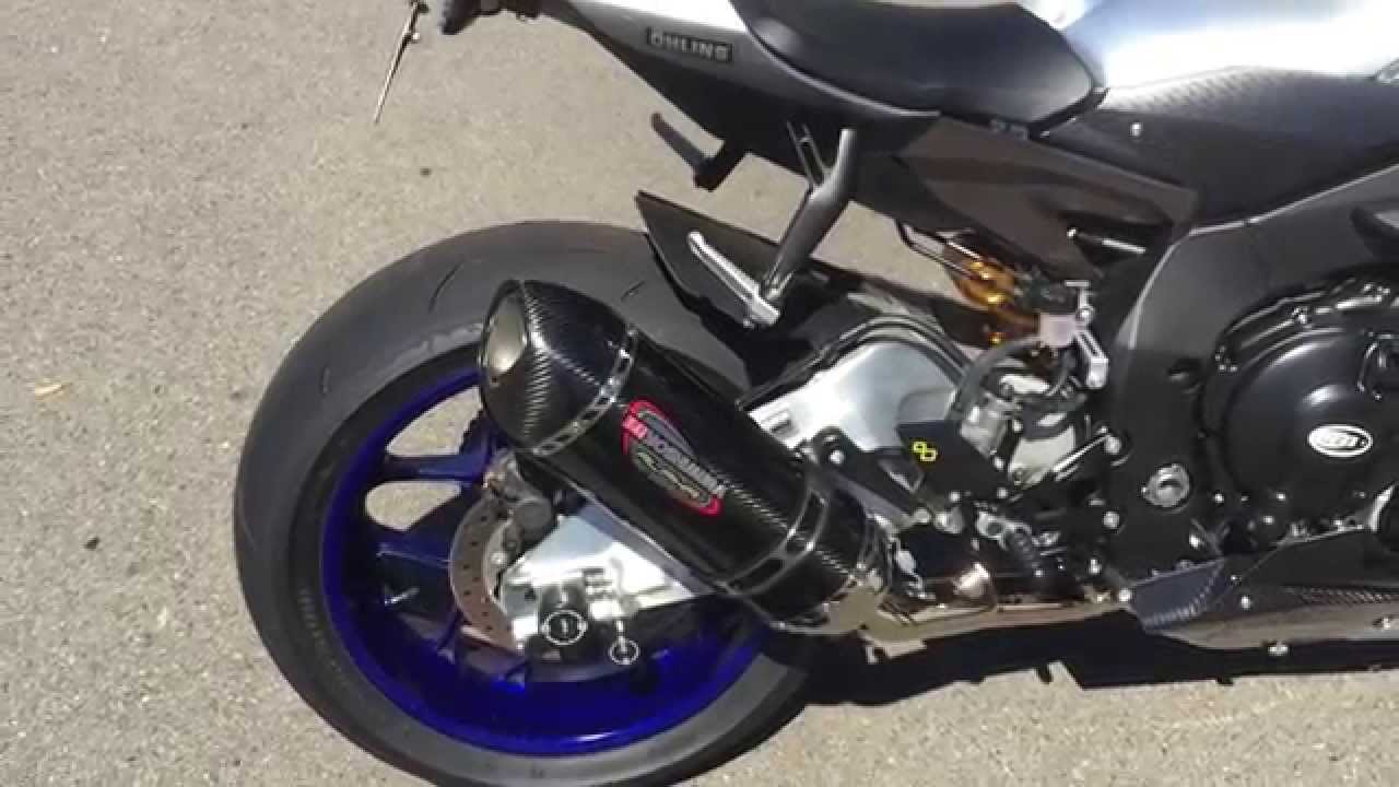 2015 R1M with Yoshimura Alpha 3/4 Exhaust - YouTube