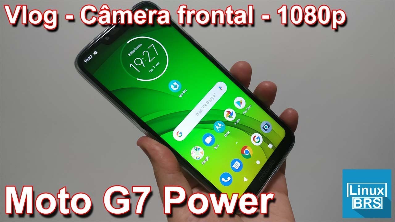 🔘 Mototola Moto G7 Power - Vlog Camera Frontal - 1080p - YouTube