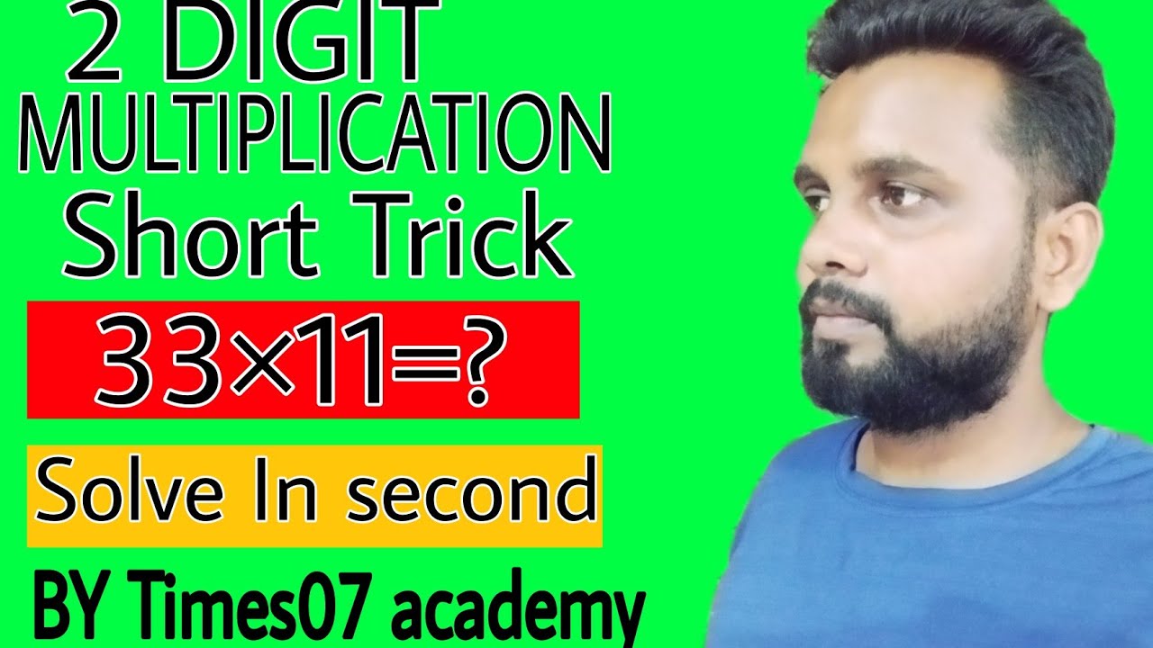 Multiplication Tricks of 333×11= ? - YouTube