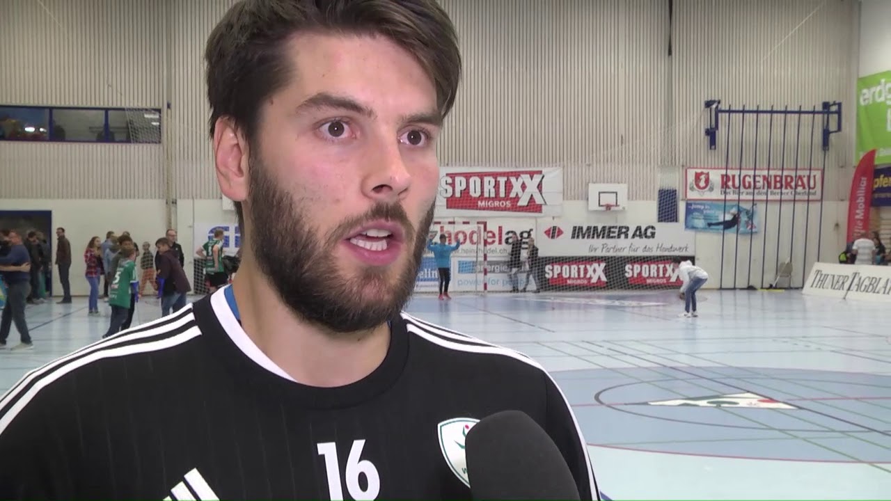 Bestplayer Marc Winkler von Wacker Thun nach dem verdienten Sieg im ...