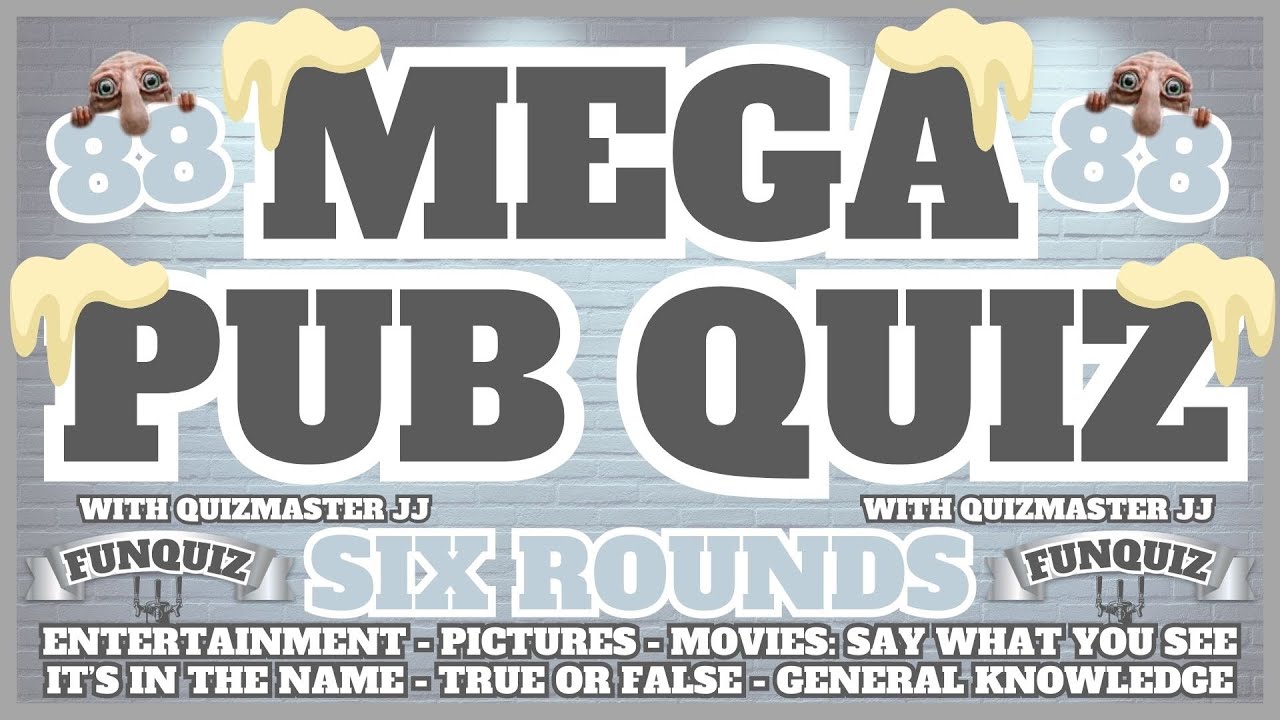 Pub Quiz No88 - 6 Different Rounds - 38 Questions & Answers - 75 Points ...