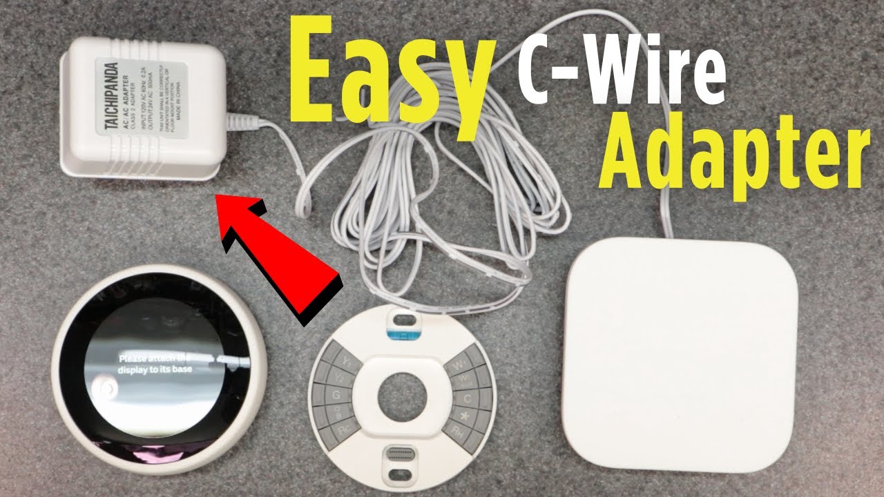 Universal 24v Common C Wire AC Adapter - INSTALL Google NEST & Amazon ...