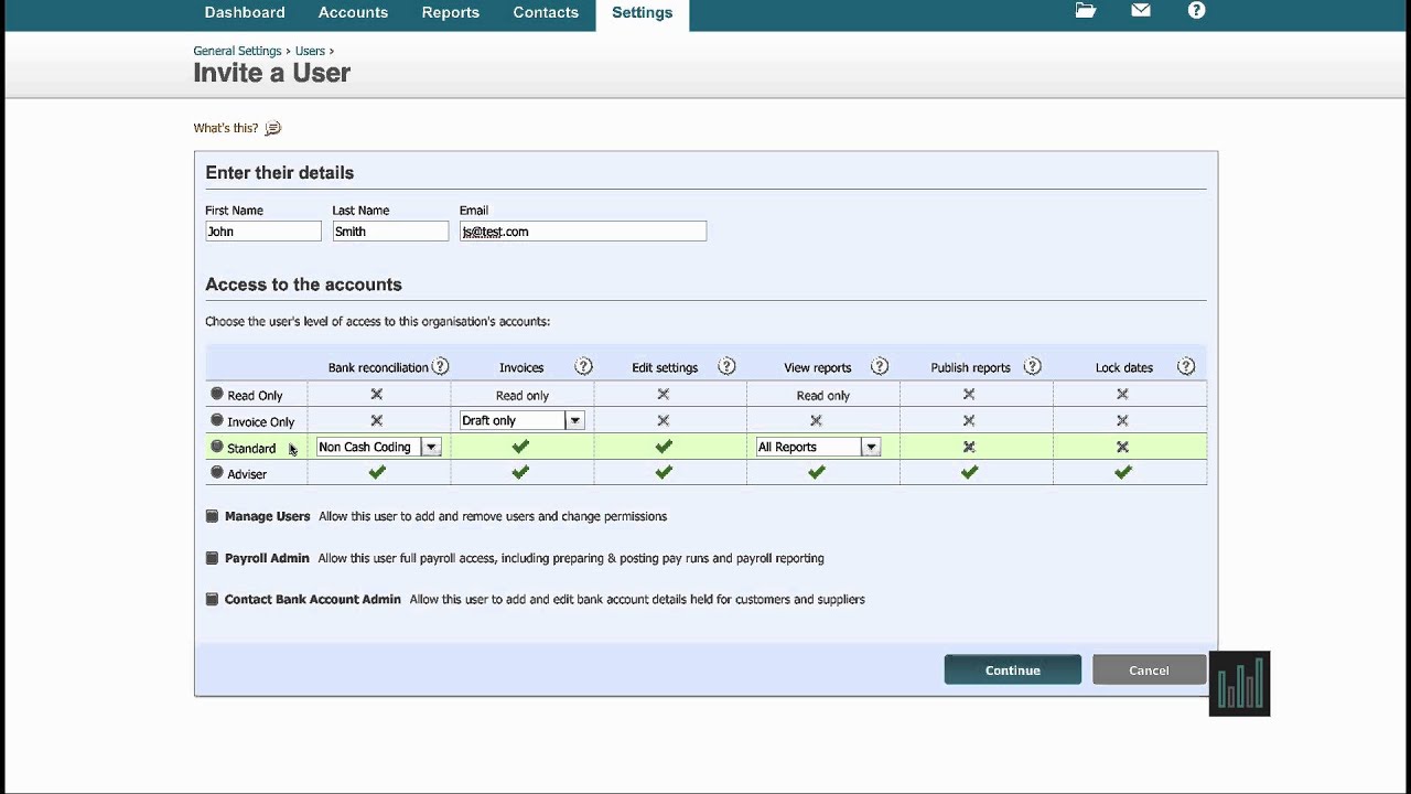 Xero Tutorial: Inviting Users - Episode 2 - YouTube