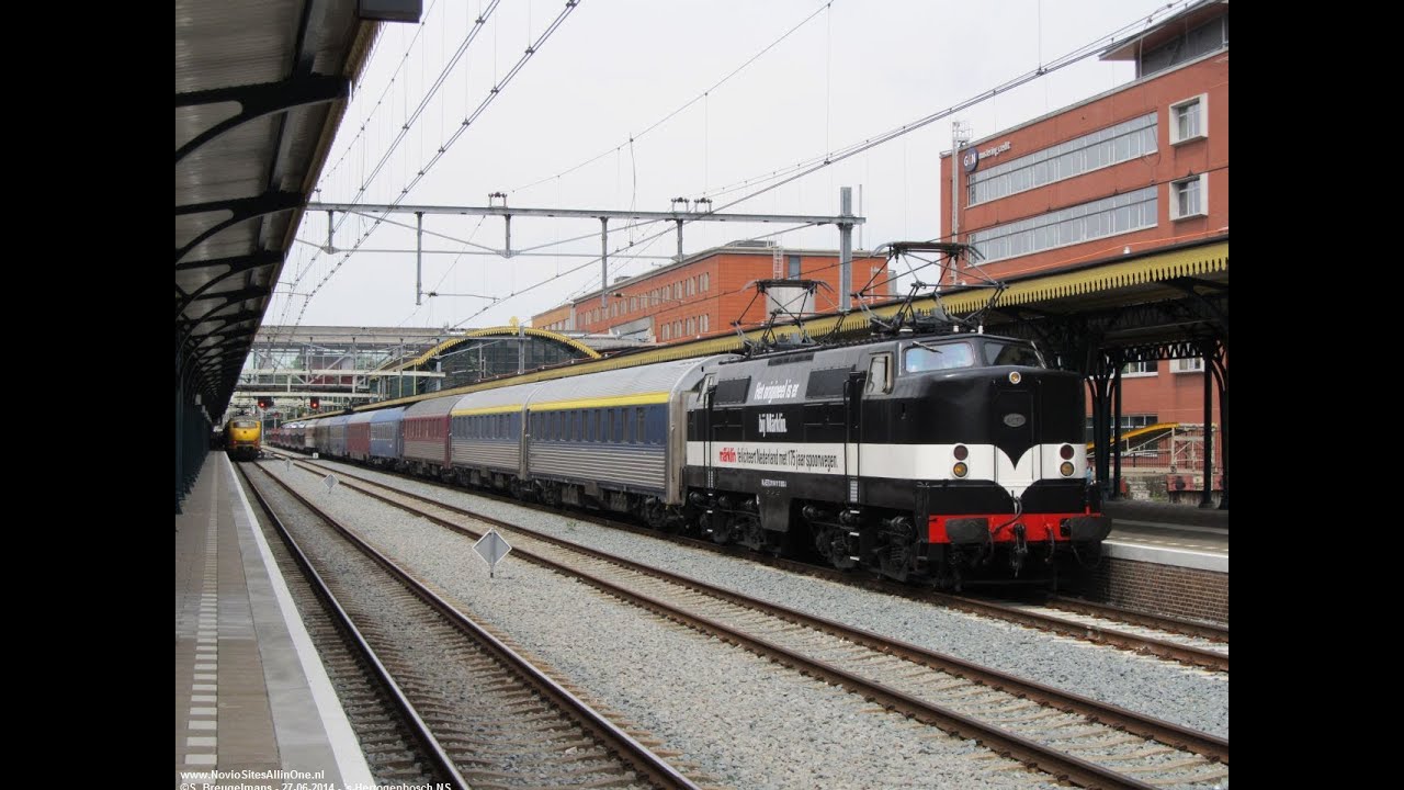EETC 1254, 1251 & 1252 'Märklin' with holiday trains @ 's-Hertogenbosch ...