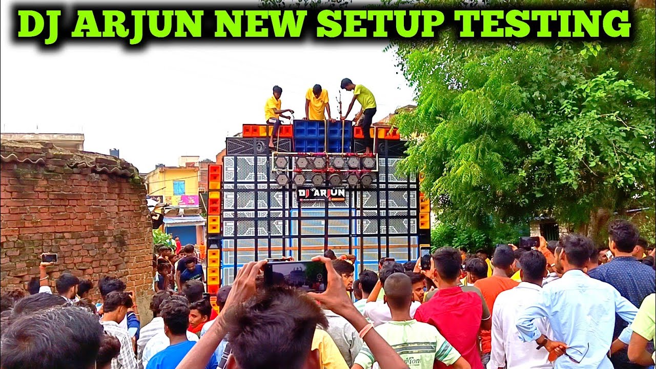 Dj Arjun New Setup Testing Video By Dj SarZen Production || Ganesh ...