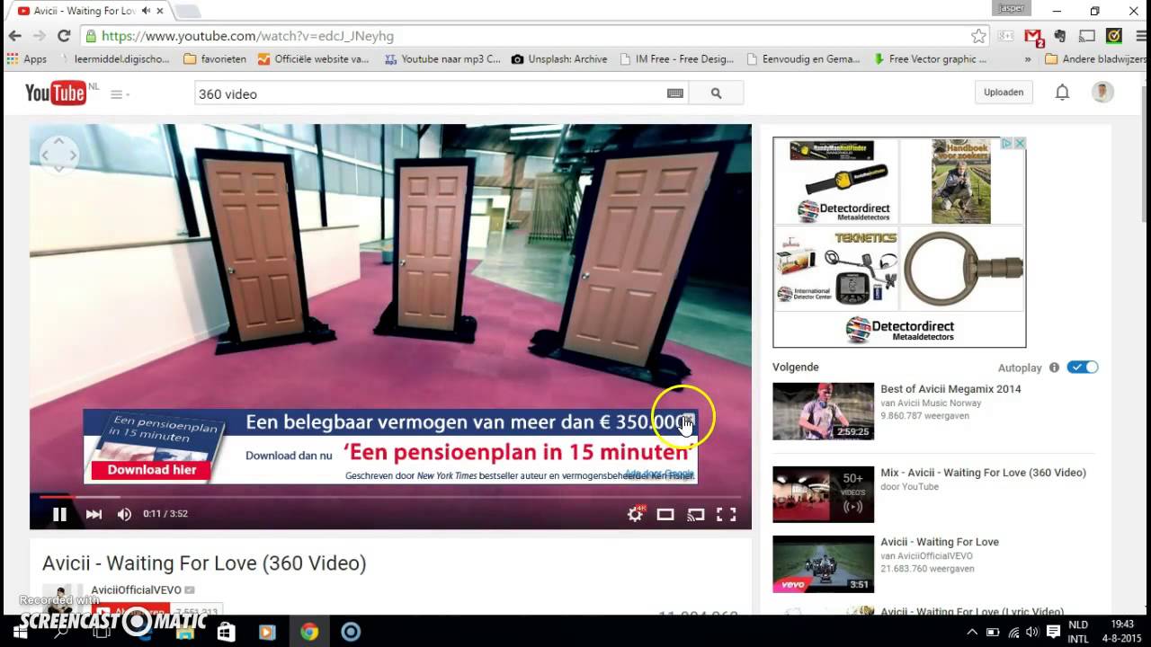 360 graden video in je browser - YouTube