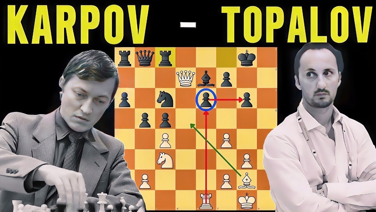 Anatoly Karpov vs. Veselin Topalov, 1994 | Unbelievable Opening ...