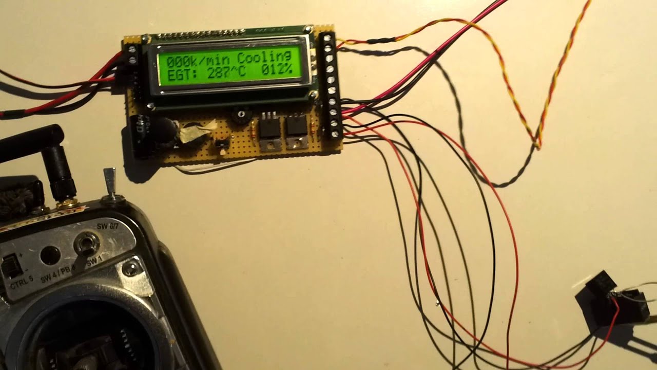 Home brew turbine ECU (as allways still in progress) - YouTube