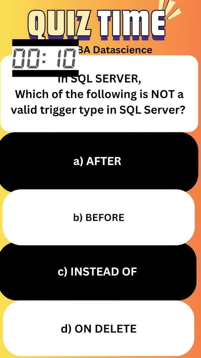 SQL Server Triggers Advanced Interview Questions and Answers 2 years - YouTube