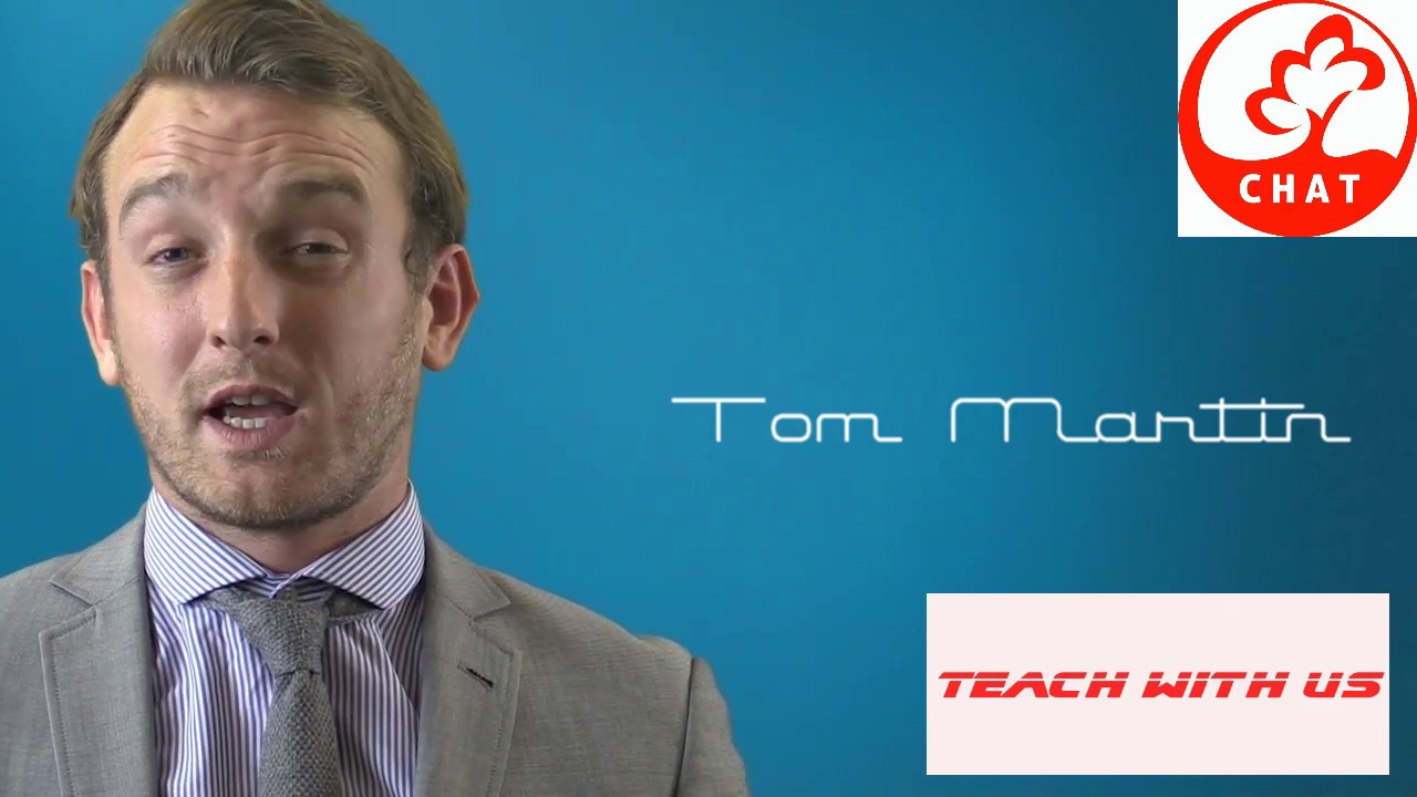 Teach with us: Tom Martin - YouTube