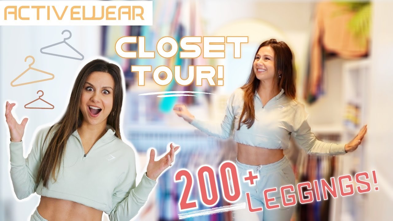 OVER 200 LEGGINGS? | ENTIRE ACTIVEWEAR CLOSET TOUR (95% GYMSHARK ...