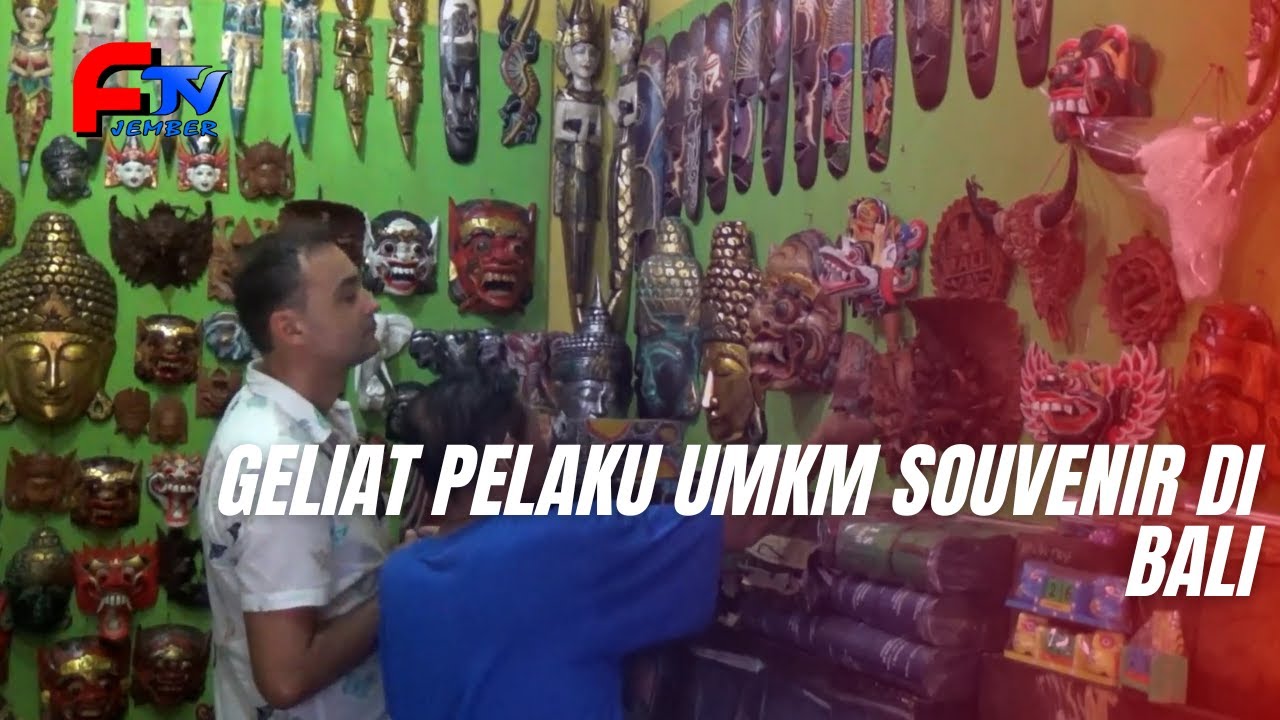 GELIAT PELAKU UMKM SOUVENIR DI BALI - YouTube