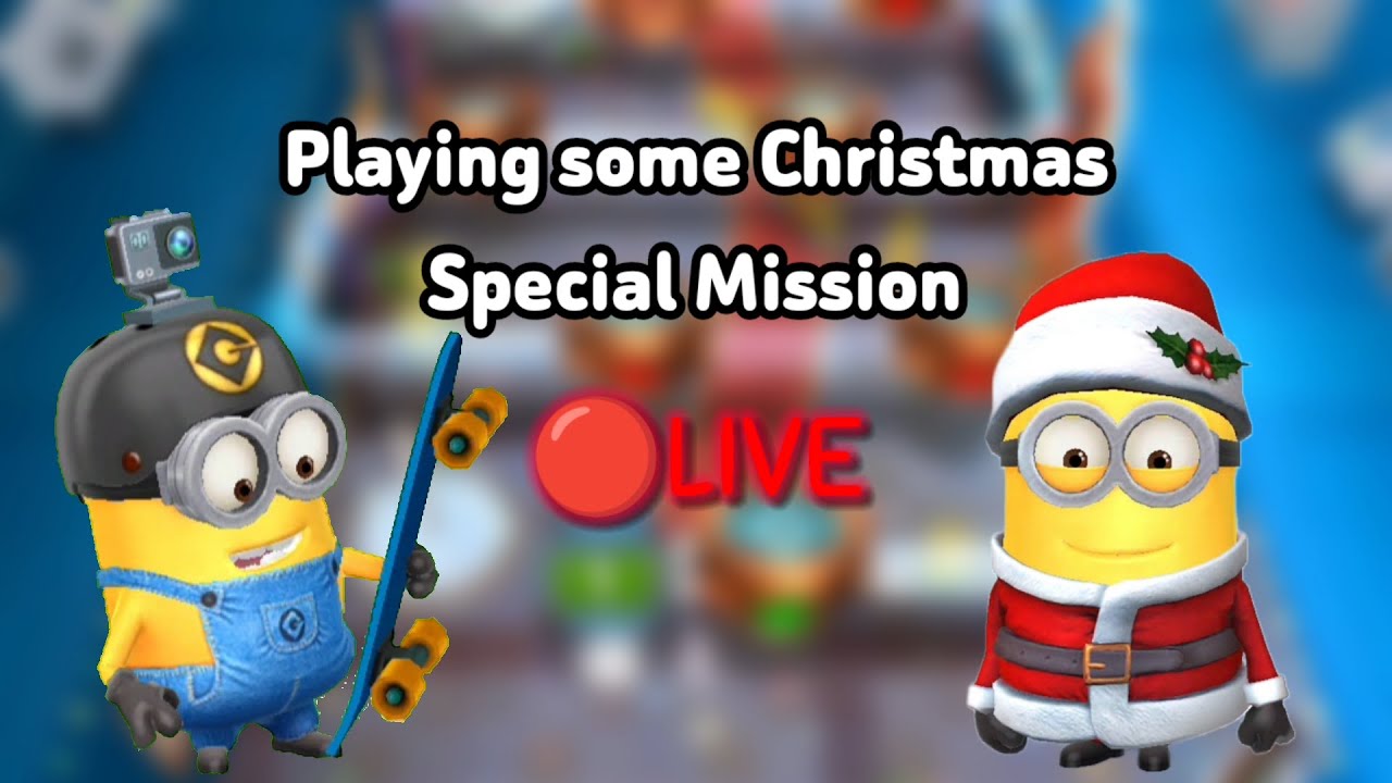 Playing Minion Rush Live (first livestream ever) - YouTube