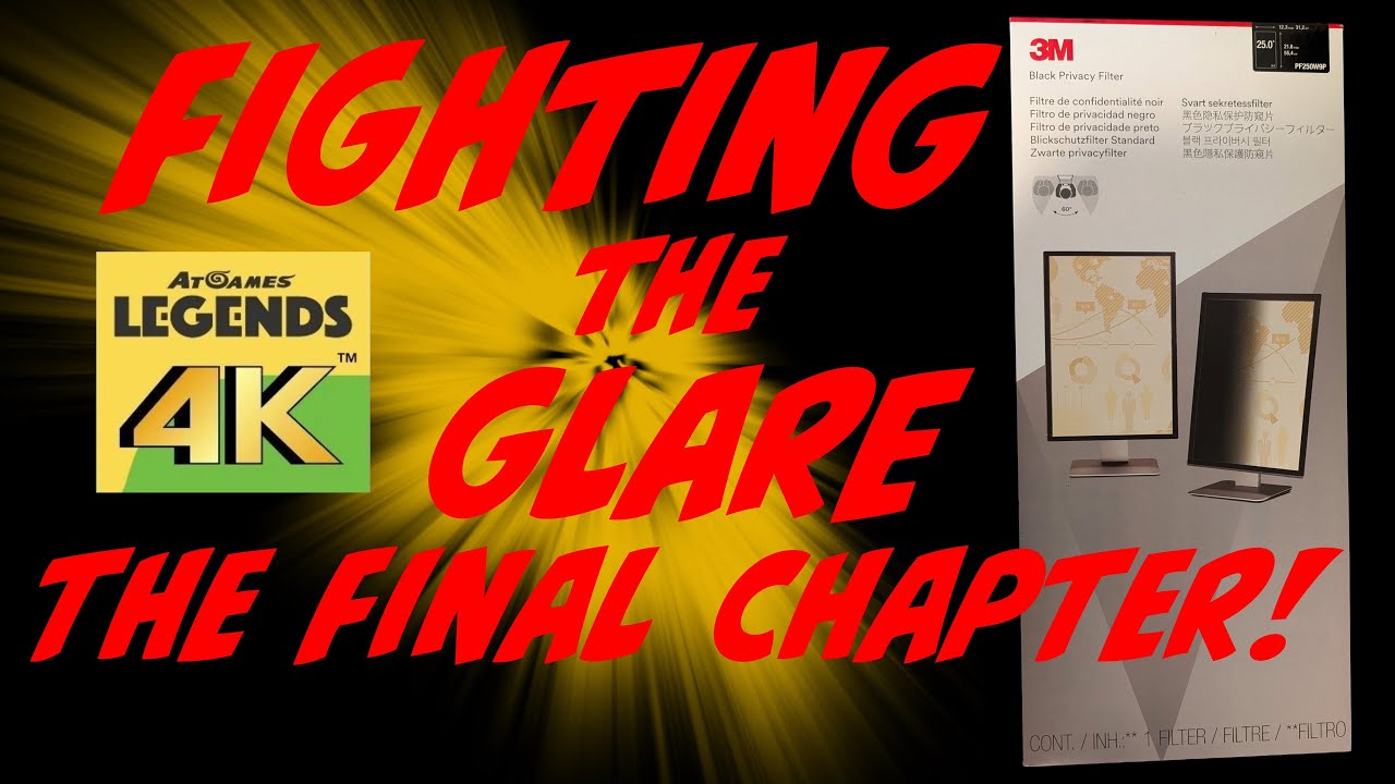 Fighting the Glare on the AtGames Legends Pinball 4K Part III using 3M ...