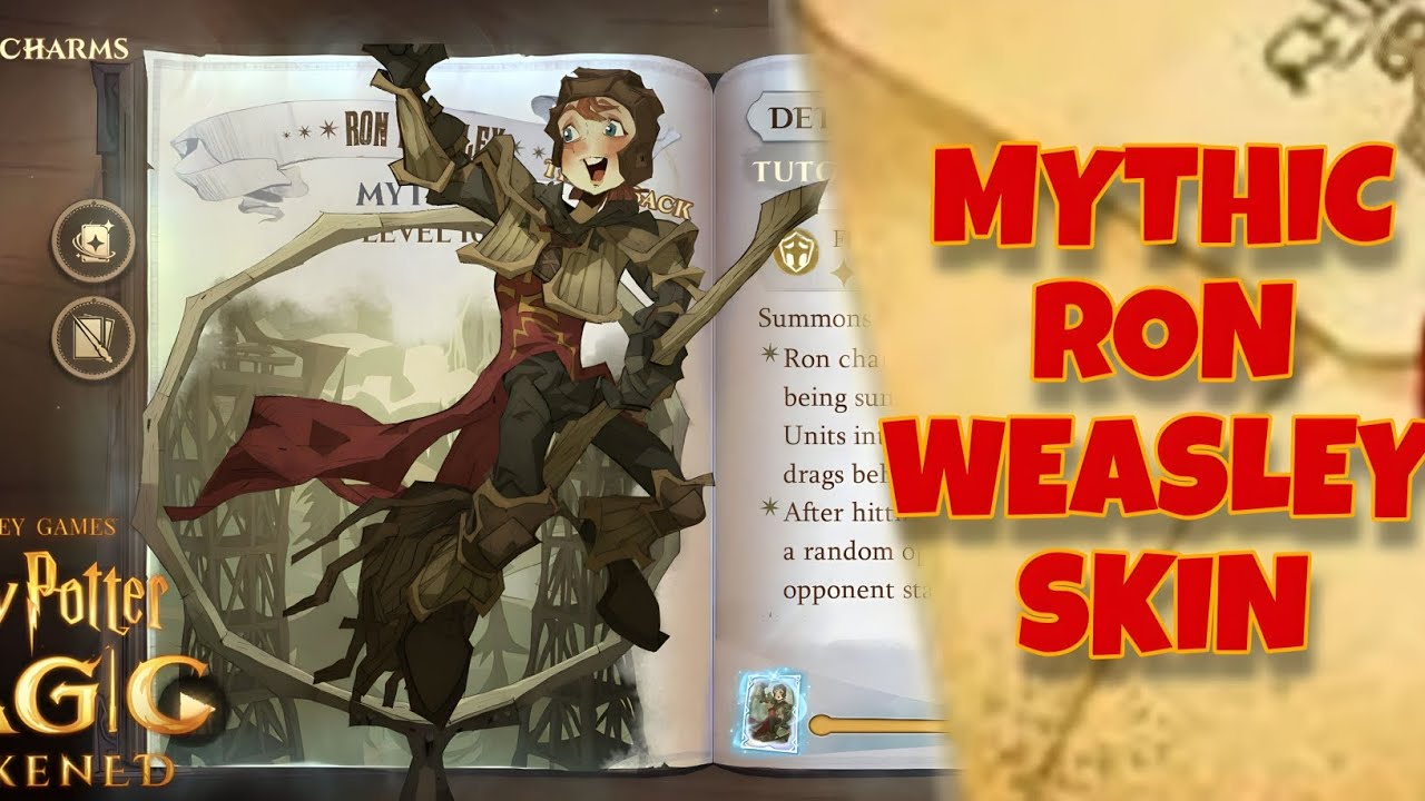 *New* Unlocking Mythic Ron Weasley Skin | Harry Potter Magic Awakened ...