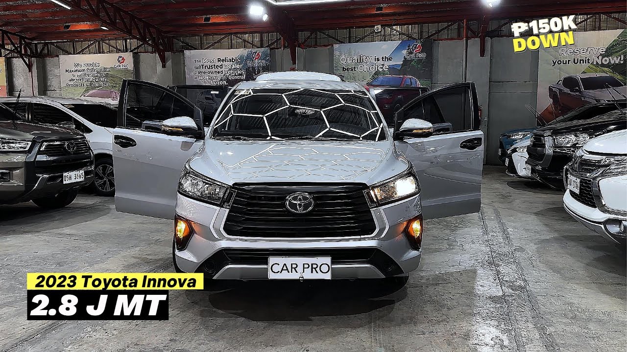 2023 Toyota Innova 2 8 J MT Video Demo - YouTube