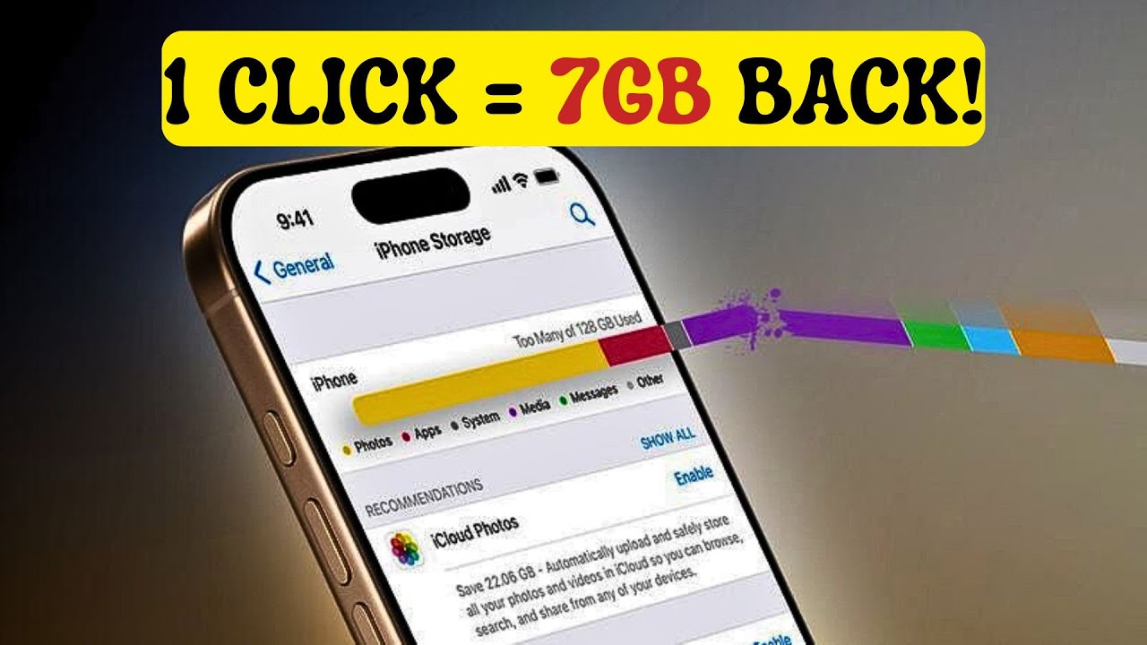 Save 7GB of iPhone Storage Just by Toggling This Switch - YouTube