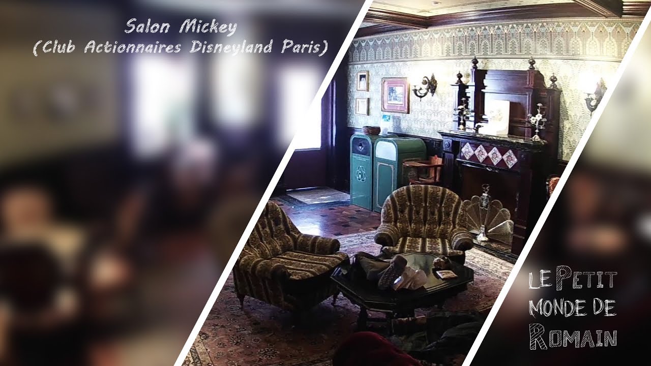 Salon Mickey (Club Actionnaires Disneyland Paris) - YouTube