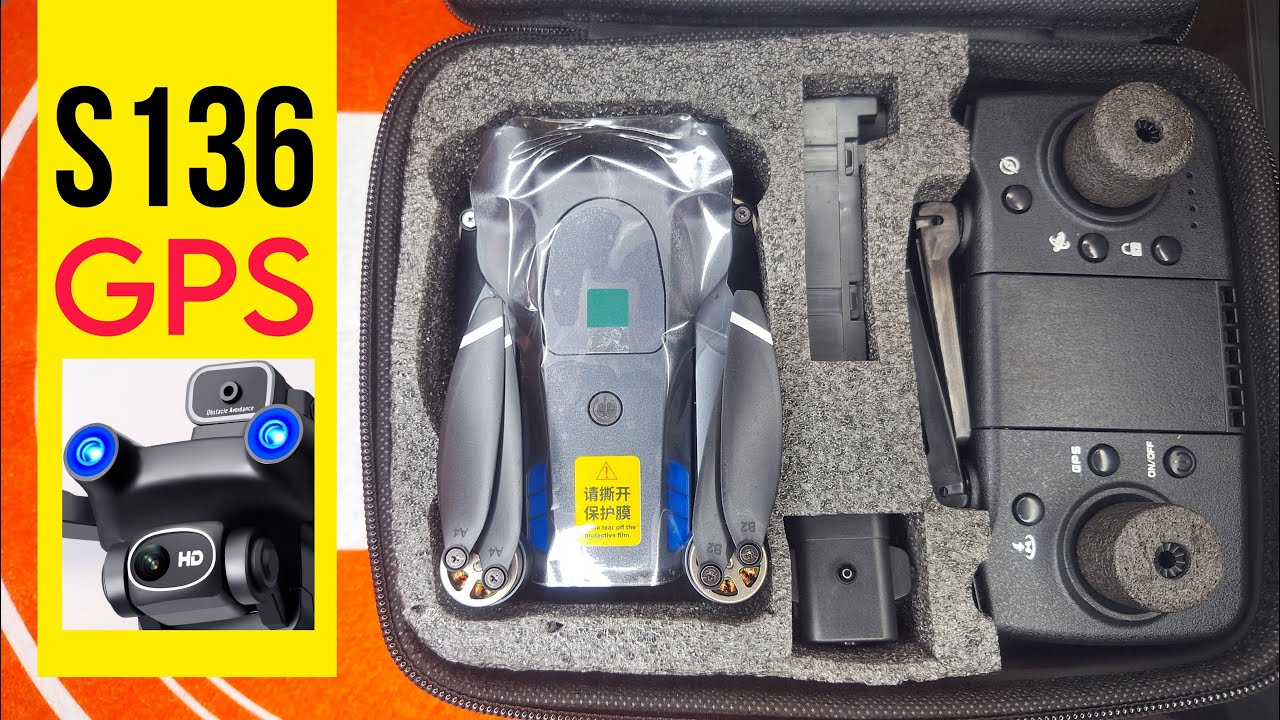 Unboxing Drone S136 GPS - YouTube