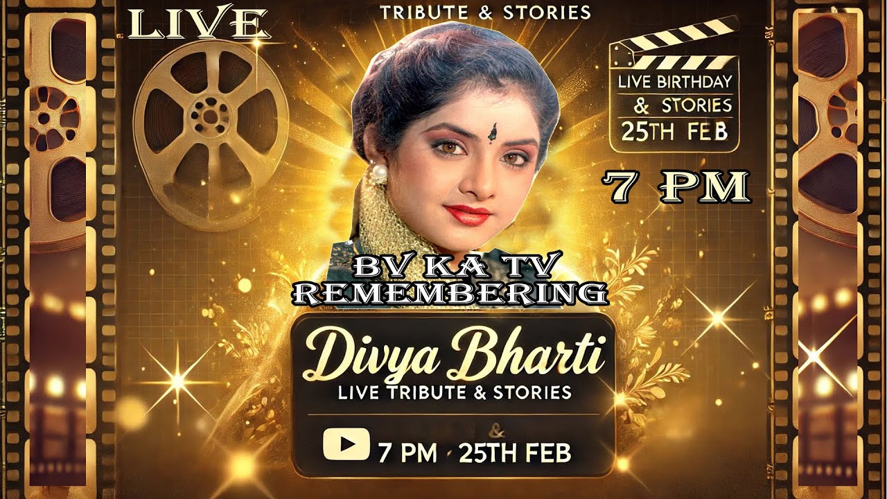 The Untold Story of Divya Bharati | Bollywood’s Lost Star - A Tribute ...
