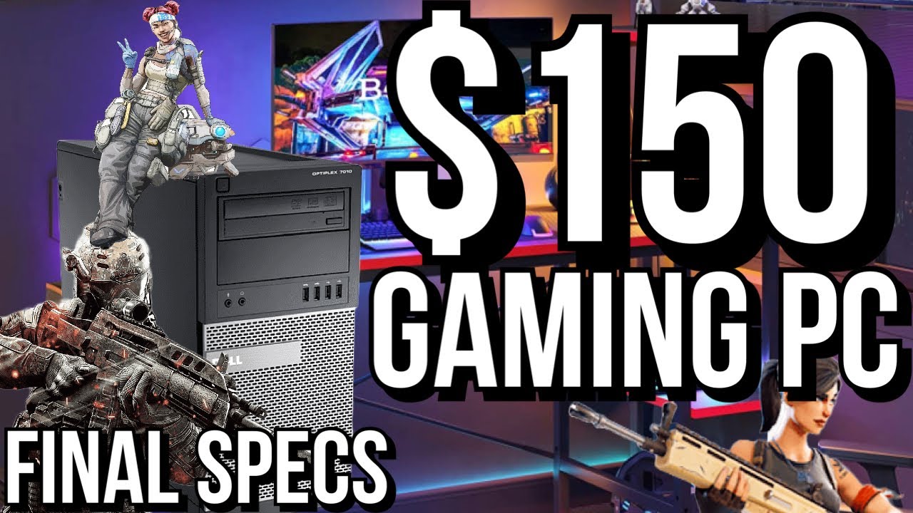 $150 Budget Gaming PC Build Off Challenge 2024 Final Entry - AMD RX570 ...