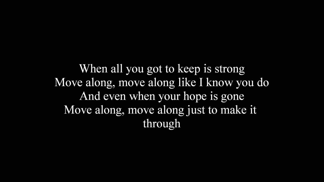 The All-American Rejects - Move Along (Lyrics) - YouTube